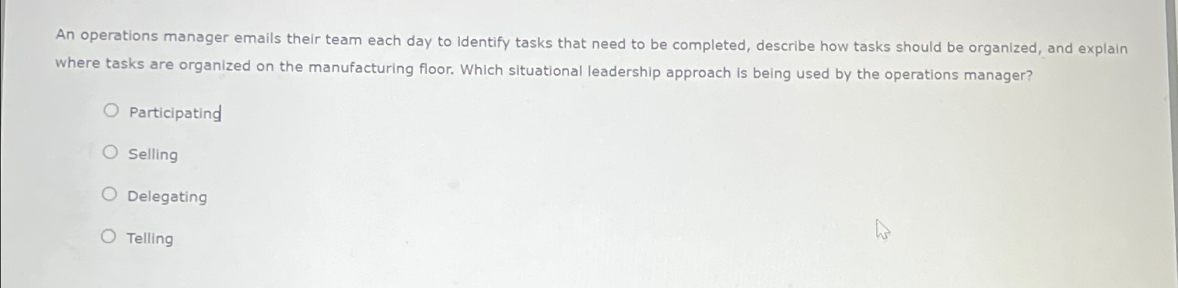 Solved An operations manager emails their team each day to | Chegg.com