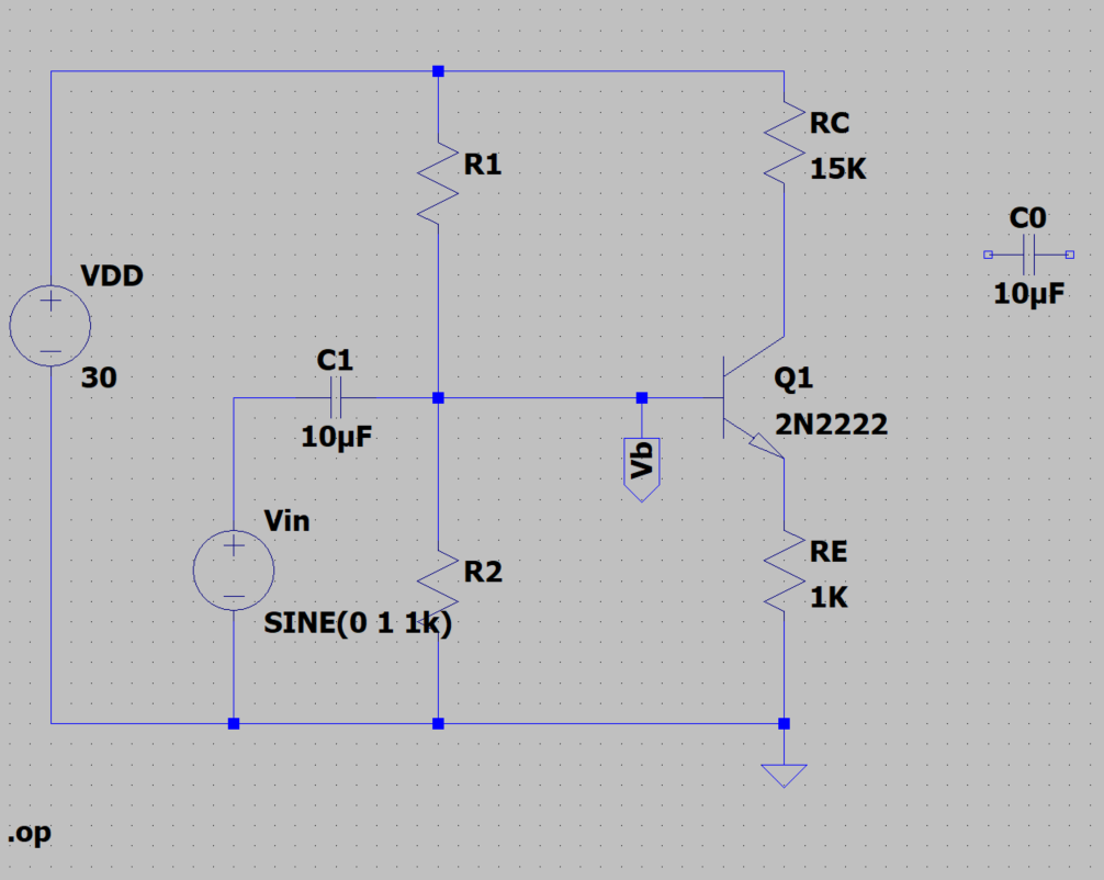 Solved Determine the appropriate biasing resistor values, R1 | Chegg.com