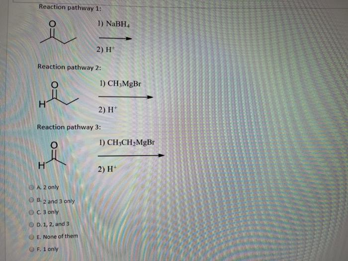 Solved Which of the following reactions could be used to | Chegg.com