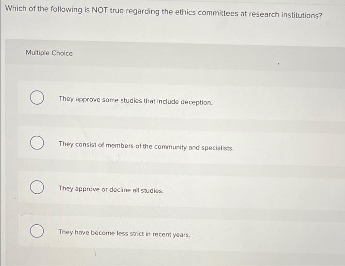 Solved Which of the following is NOT true regarding... Which | Chegg.com Solved Which of the following is NOT true regarding... Which | Chegg.com