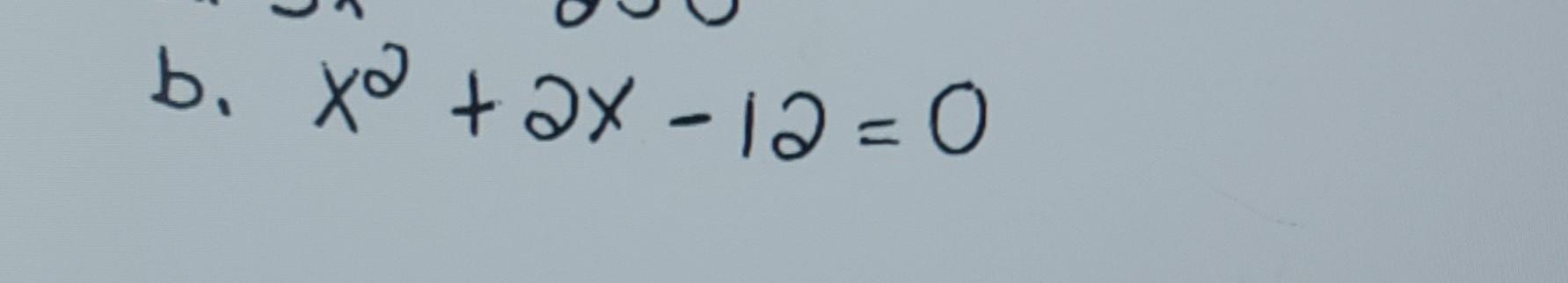 Solved x2+2x−12=0x2+2x−12=020 pts. 5. SOLVE THE FOLLOWING | Chegg.com