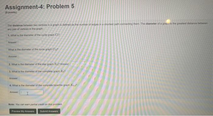 Solved The distance between two vertices in a graph is | Chegg.com
