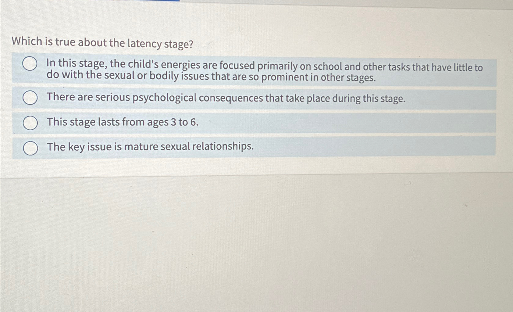 Solved Which is true about the latency stage?In this stage, | Chegg.com