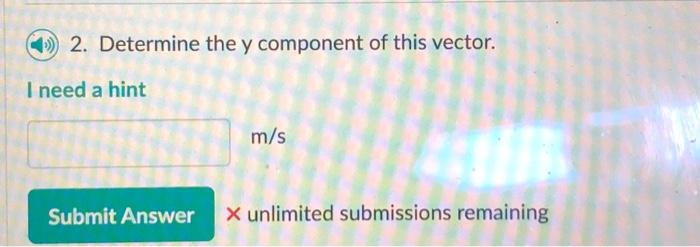 Solved Determine the x component of this vector2. Determine | Chegg.com
