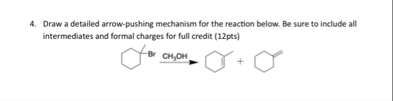Solved Draw a detailed arrow-pushing mechanism for the | Chegg.com