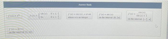 Solved Classify each function as continuous or not | Chegg.com