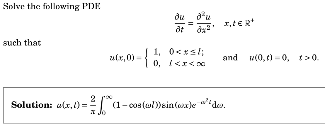 Solved Solve using fourier transform only and show each | Chegg.com