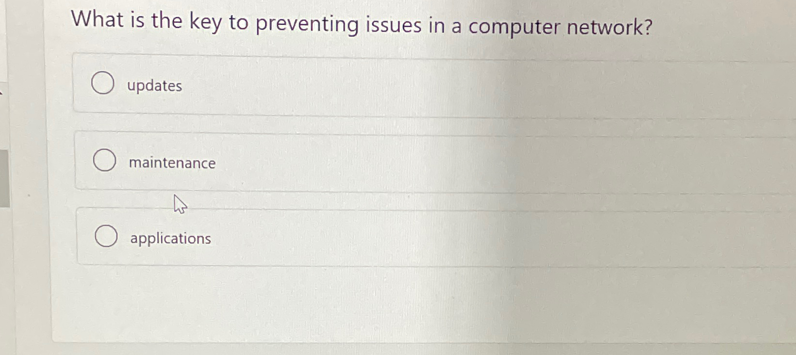 Solved What is the key to preventing issues in a computer | Chegg.com