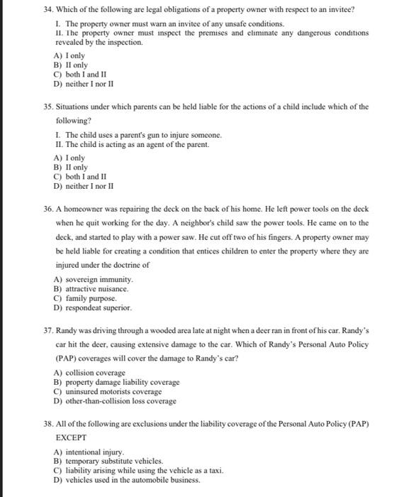 Solved 28. All of the following may be valid defenses | Chegg.com