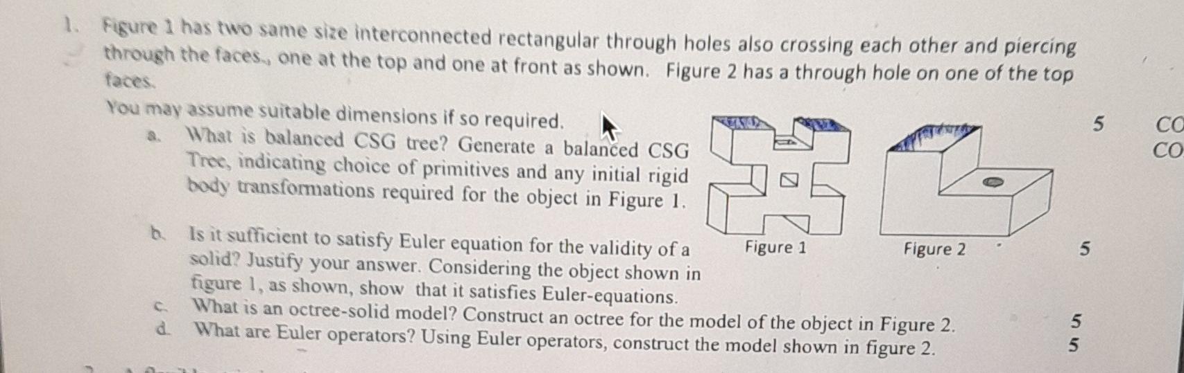 Solved 1. Figure 1 has two same size interconnected | Chegg.com