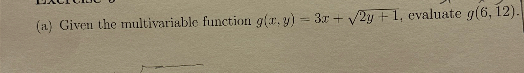 Solved (a) ﻿Given the multivariable function | Chegg.com