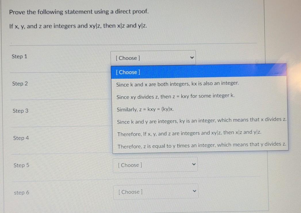 Solved Prove the following statement using a direct proof. | Chegg.com