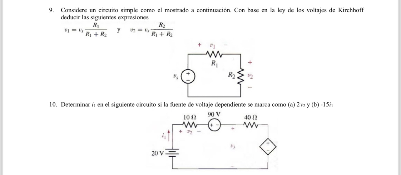 Solved Considere un circuito simple como el mostrado a | Chegg.com