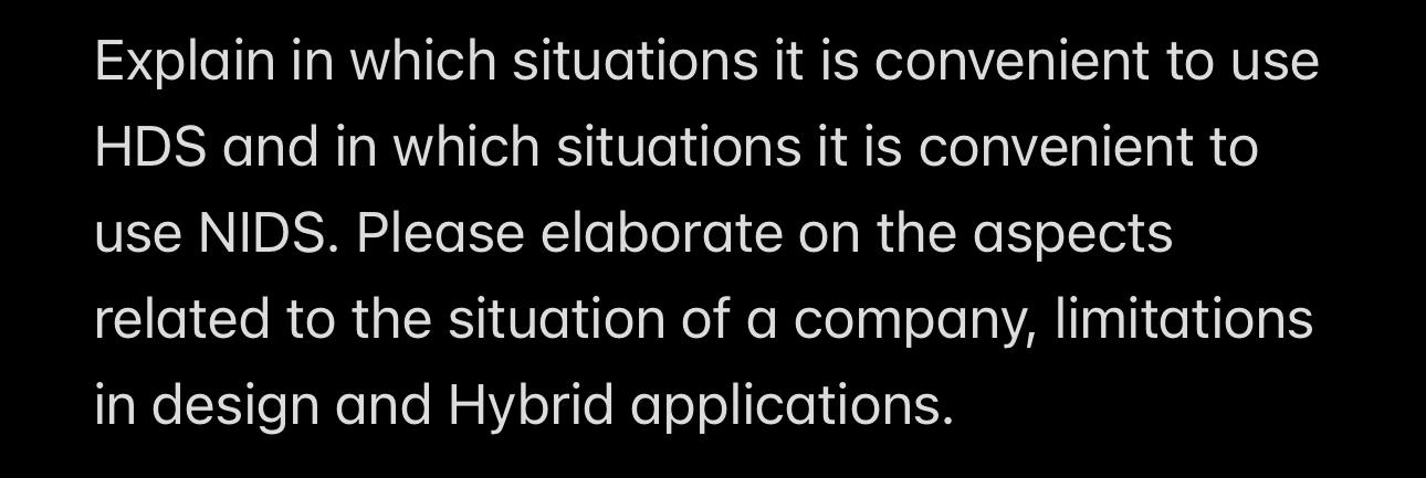 Solved Explain in which situations it is convenient to use | Chegg.com