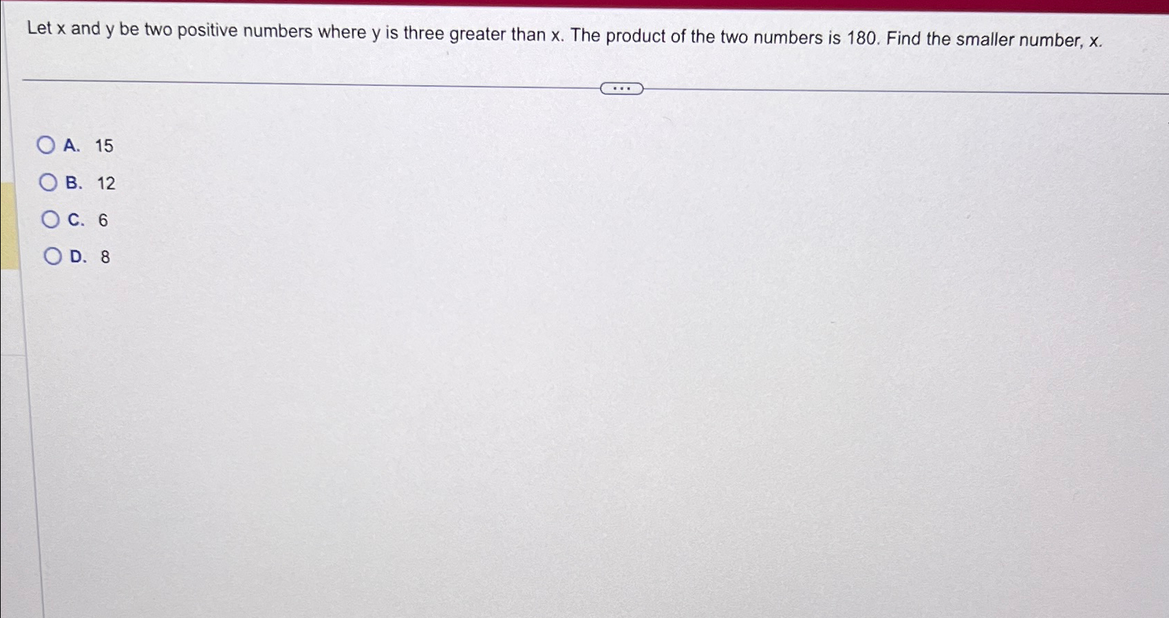 Solved Let x ﻿and y ﻿be two positive numbers where y ﻿is | Chegg.com