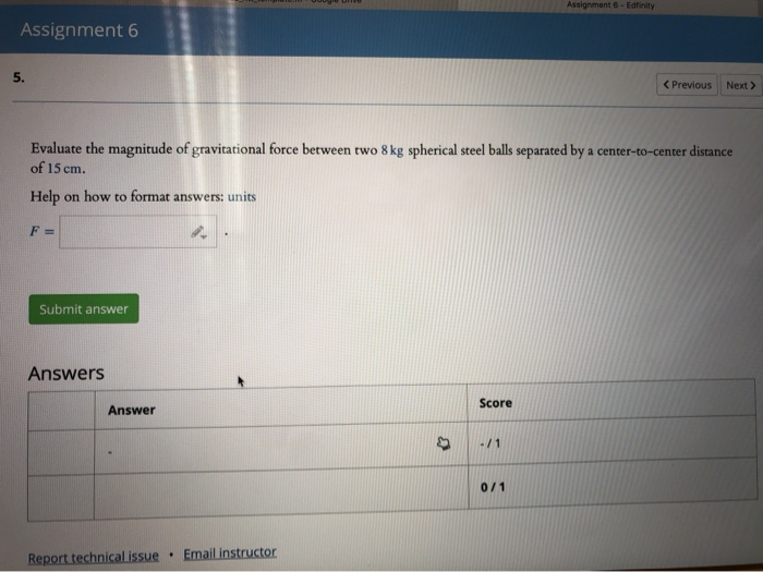 Solved Assignment 6-Edfinity Assignment 6 5.