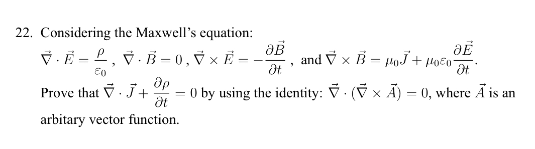 Solved Considering the Maxwell's | Chegg.com