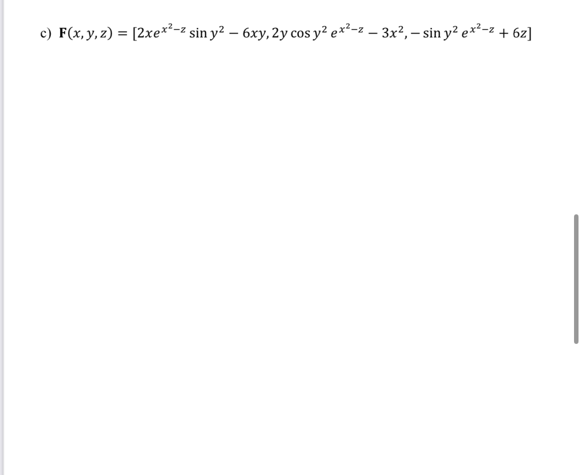 Solved Find the potential function for the folllwing vector | Chegg.com