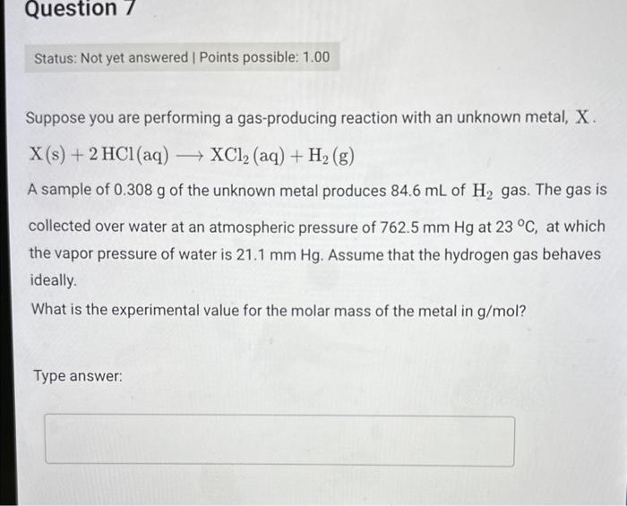 Solved Status: Not yet answered | Points possible: 1.00 | Chegg.com