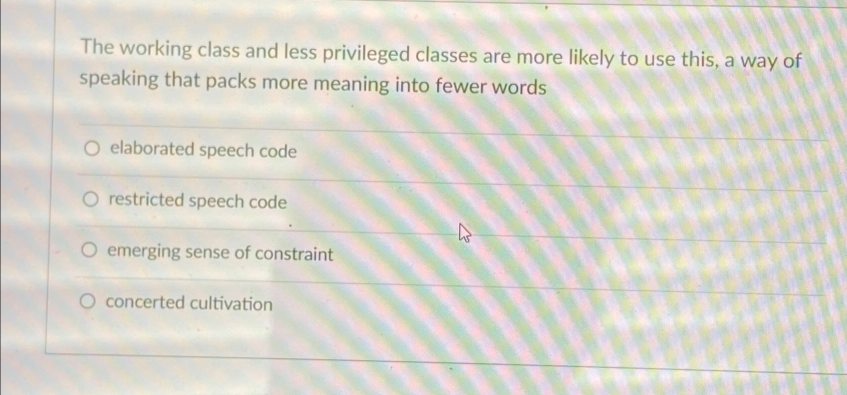 Solved The working class and less privileged classes are | Chegg.com