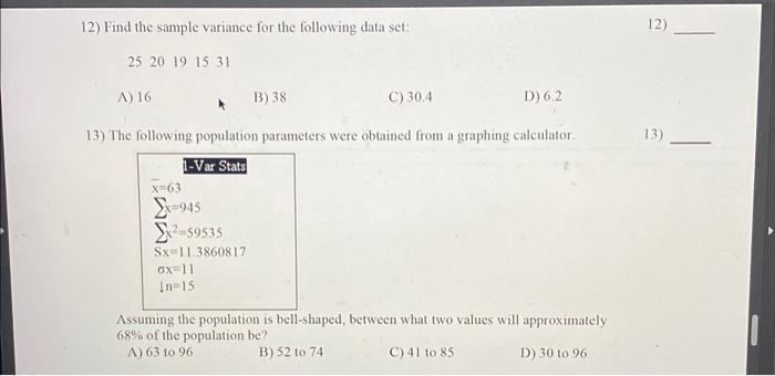 Solved 5) Using the ogive shown below, what is the | Chegg.com