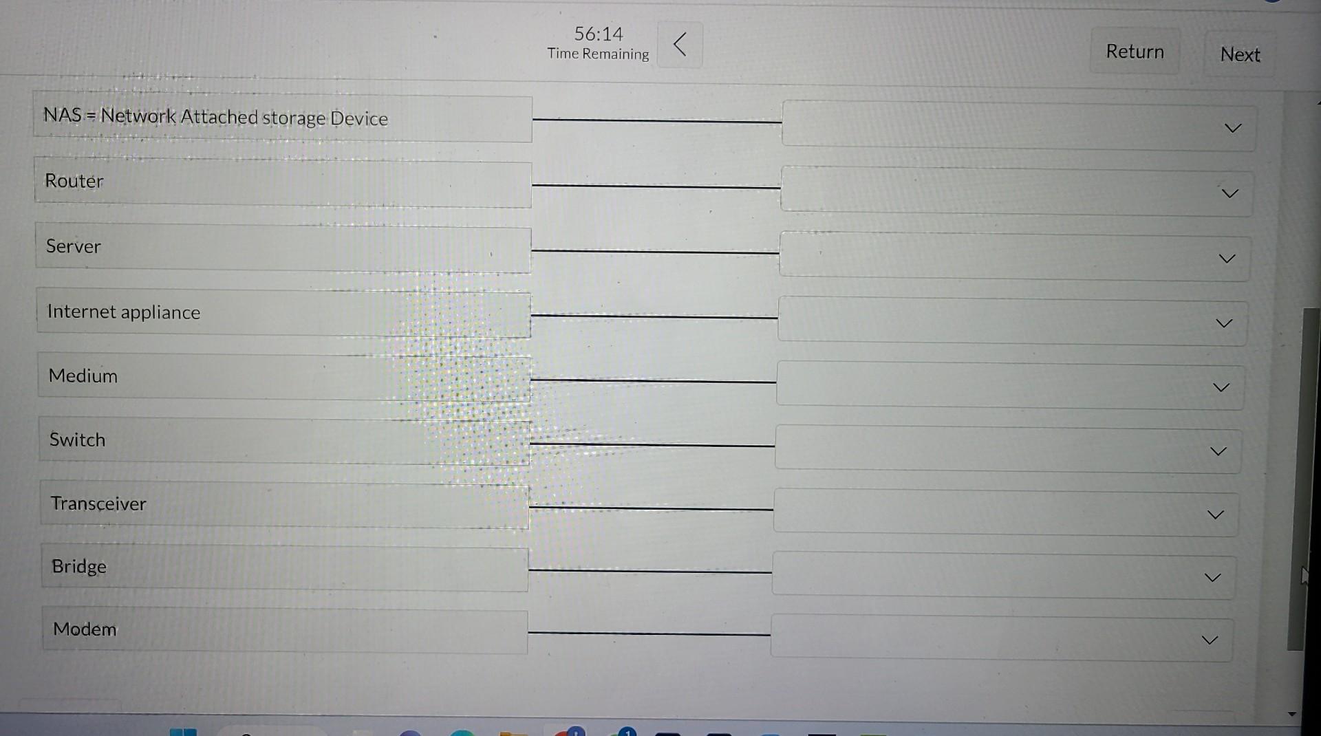 Solved Time Remaining Return Next Hub Network adapter (NIC) | Chegg.com