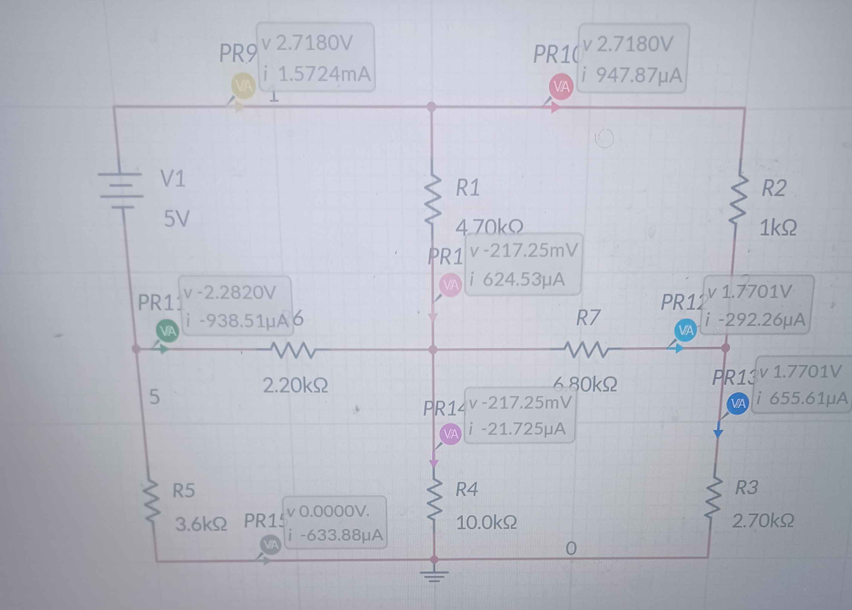 Solved "Please fill in the following table using the multsim | Chegg.com