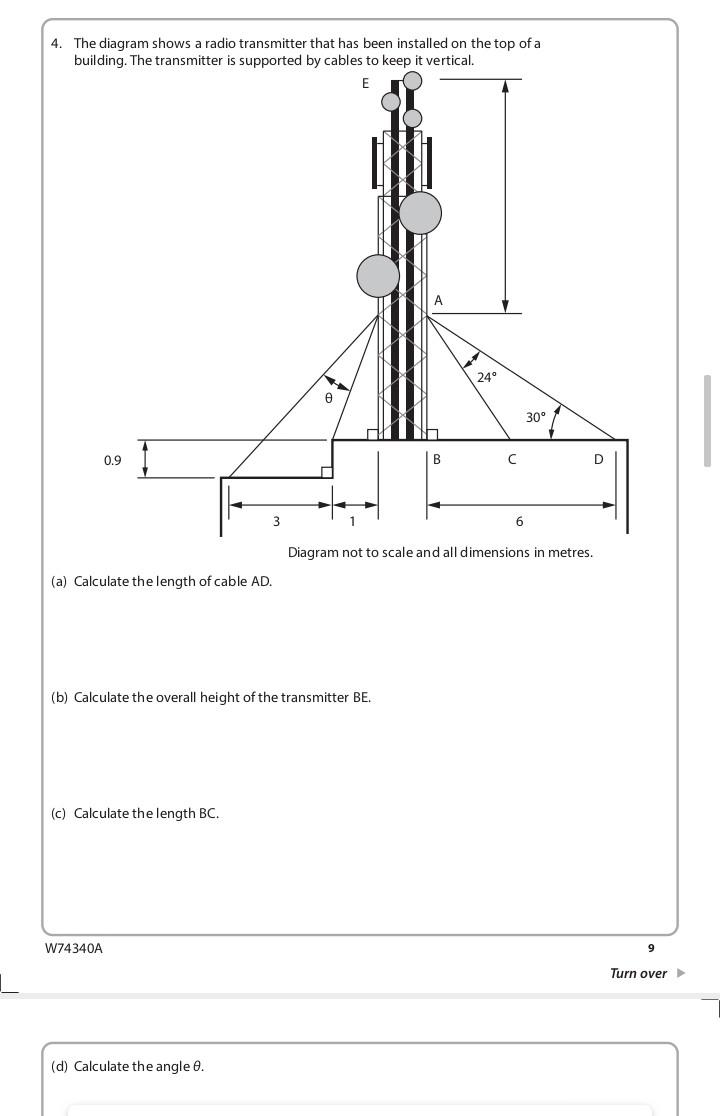 Solved 3. The diagram shows a pin that has been machined | Chegg.com