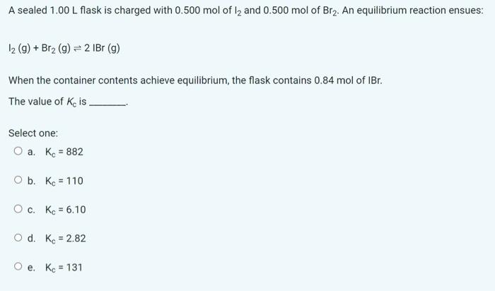 Solved Using the equilibrium concentrations provided, what | Chegg.com