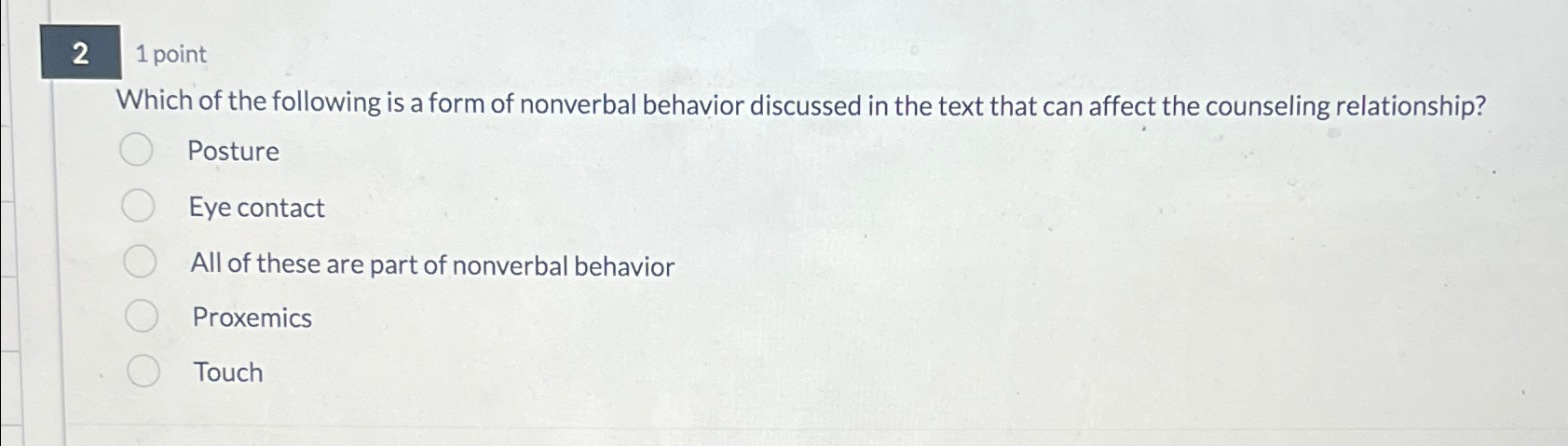 Solved 21 ﻿pointWhich of the following is a form of | Chegg.com