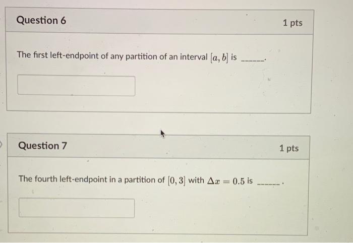 Solved The first left-endpoint of any partition of an | Chegg.com
