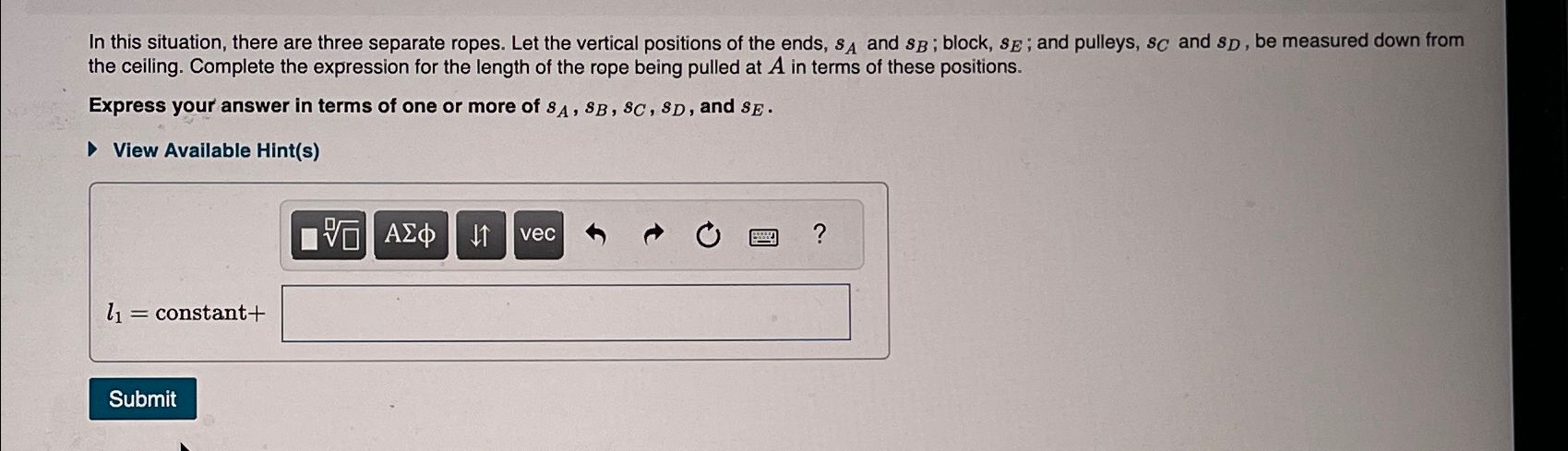 In this situation, there are three separate ropes. | Chegg.com