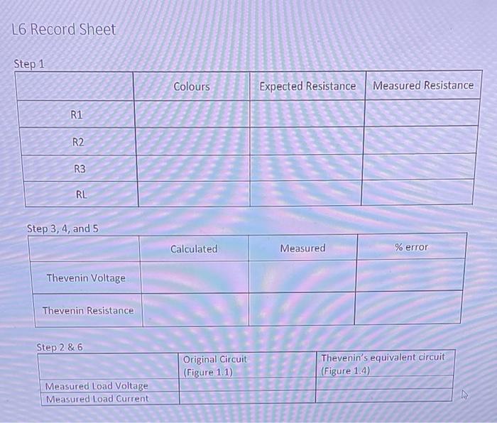 Solved 1. Objectives - Validate Thevenin's theorem. 2. | Chegg.com