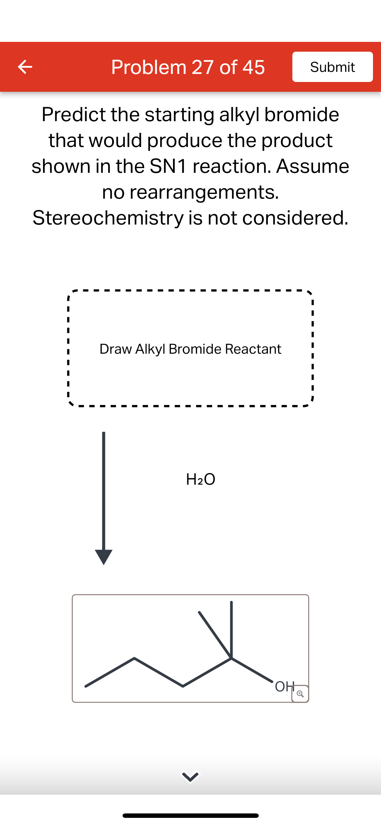 Solved Problem 27 ﻿of 45Predict the starting alkyl bromide | Chegg.com