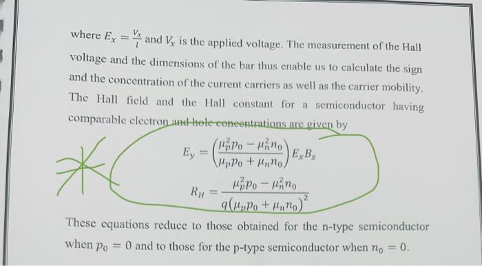 Solved 1. The Hall effeet in semiconductors: The Hall Effect | Chegg.com