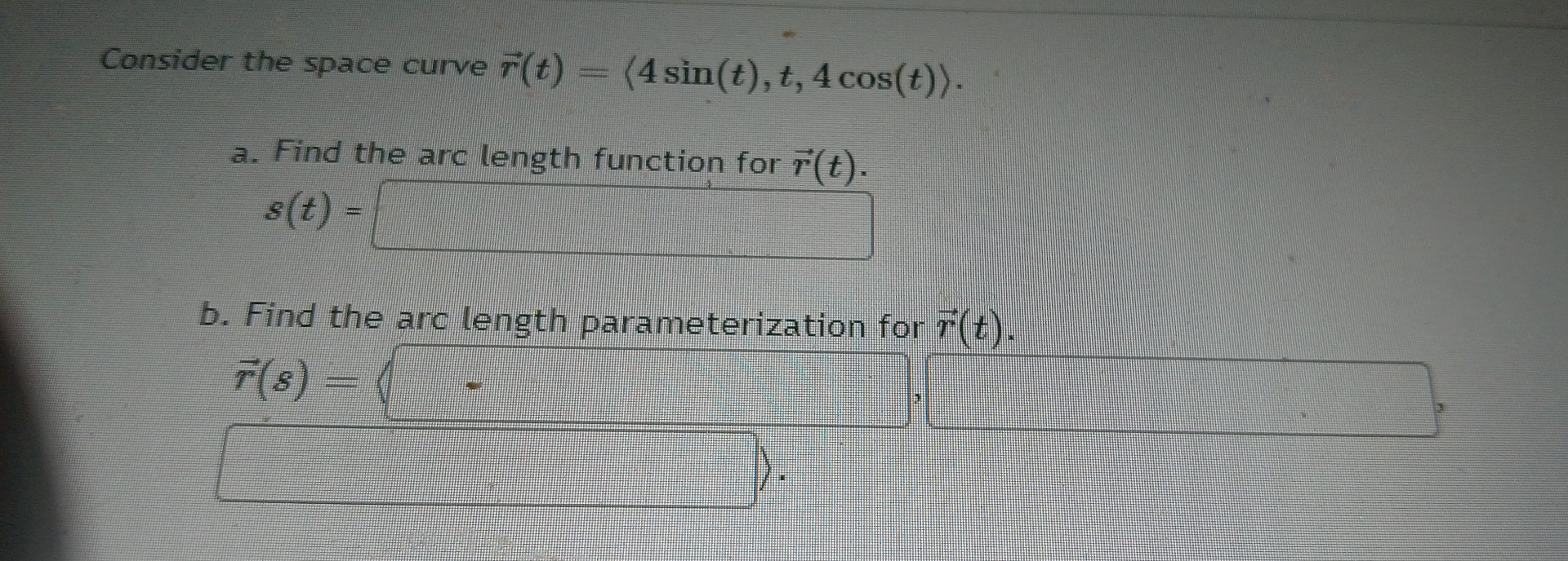 Solved Consider the space curve | Chegg.com