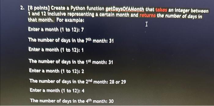 Solved Create a Python function that accepts a list of | Chegg.com