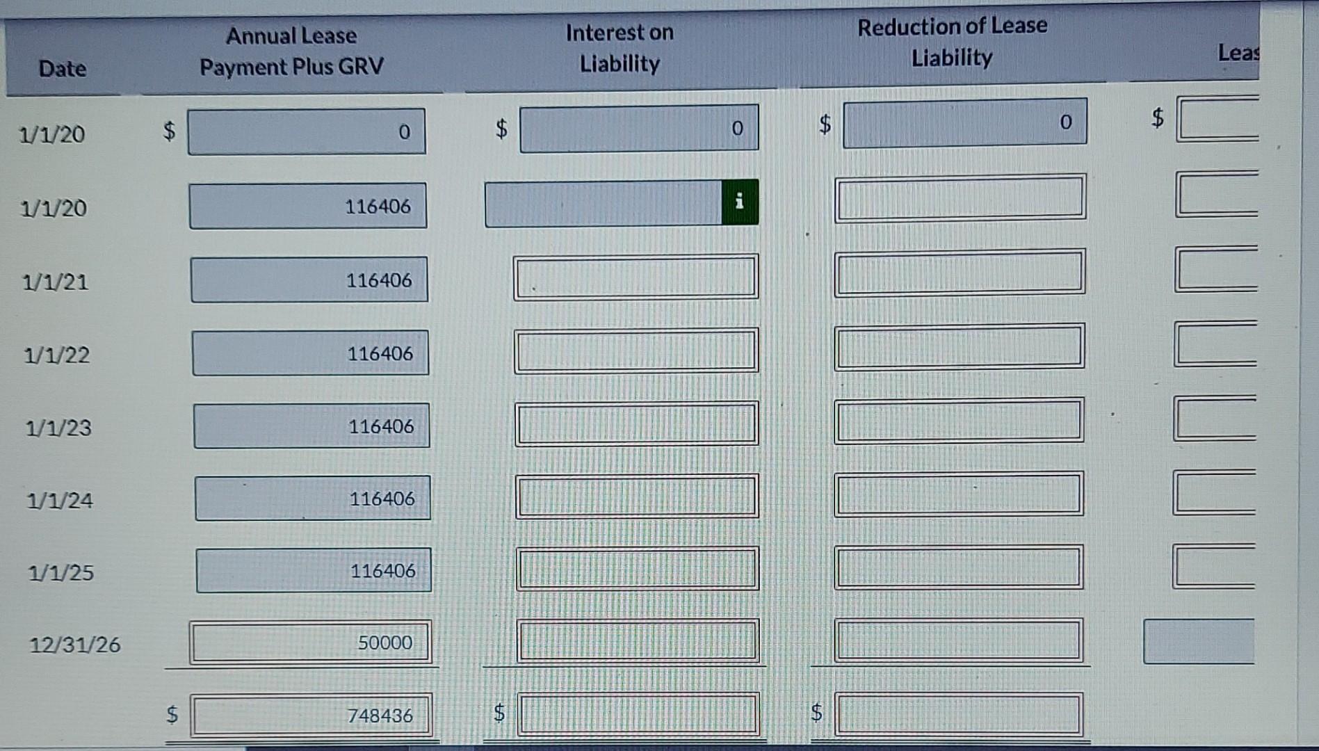 Solved The following facts pertain to a non-cancelable lease | Chegg.com