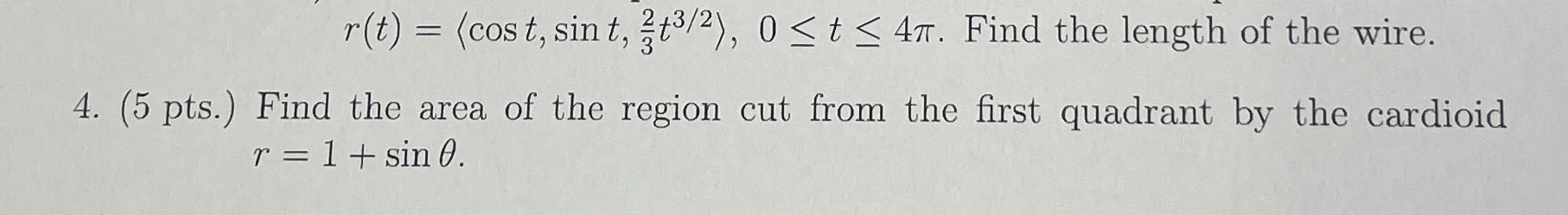 Solved r(t)=(:cost,sint,23t32:),0≤t≤4π. ﻿Find the length of | Chegg.com