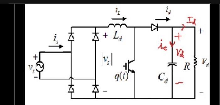 In a Single Phase Power Factor Correction Circuit as | Chegg.com
