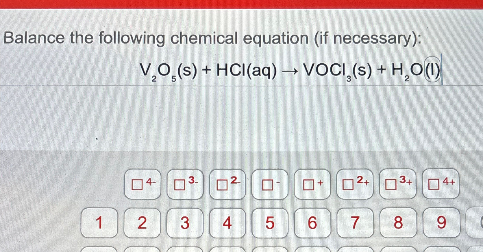 Solved Balance the following chemical equation (if | Chegg.com