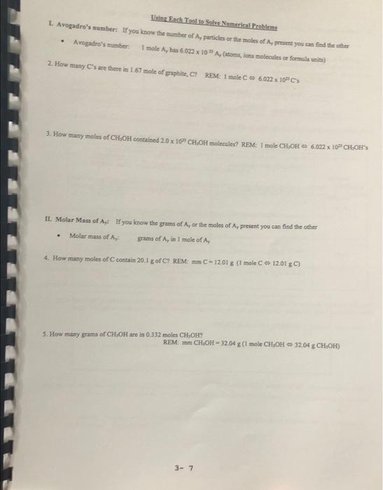 Solved Vsing Pach Tool to Solve Nomerical Problems 1. | Chegg.com