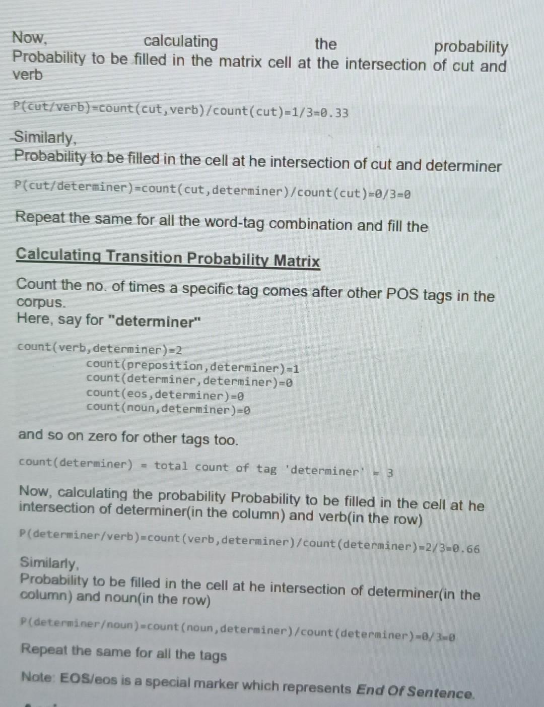 Solved Aim: POS tagging or part-of-speech tagging is the | Chegg.com