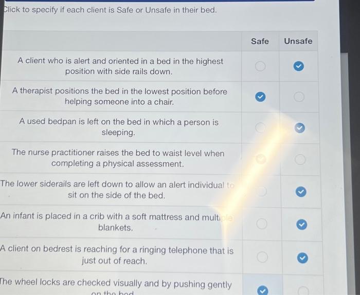 Solved Click to specify if each client is Safe or Unsafe in | Chegg.com