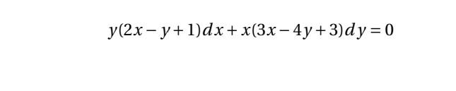 Solved dxdy+(x2x+1)y=e−2x3(x2+y2)dx+x(x2+3y2+6y)dy=0(x2+1)dx | Chegg.com