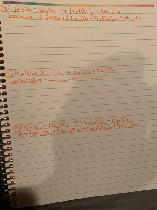 Solved 999999 6 SrCl₂ + Na2SO4 → NaCl + Sr.SO4 Balanced | Chegg.com