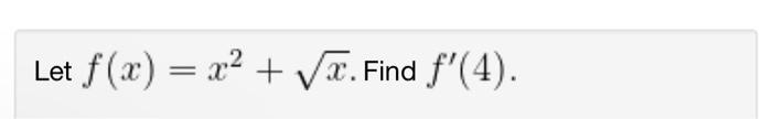 Solved f(x)=x2+xf(x)=x1+2x3/2f(x)=x2x2−3x+4 | Chegg.com