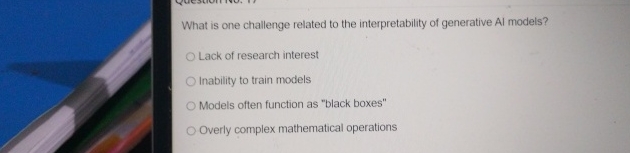 Solved What is one challenge related to the interpretability | Chegg.com