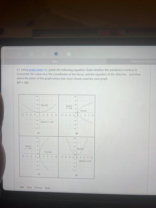 2.) Using Exaph. naper Bu, graph the following | Chegg.com