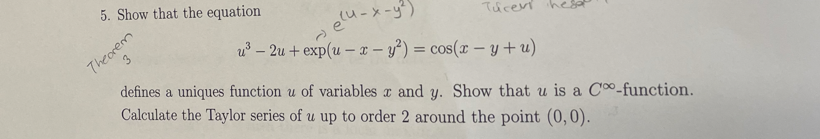 Solved Show that the equation | Chegg.com